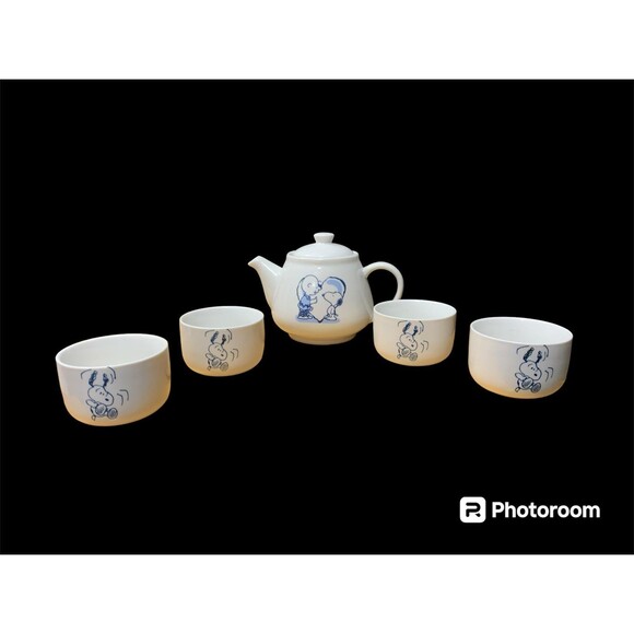 Peanuts | Kitchen | Calling All Snoopy Fans Rare Snoopy Tea Set | Poshmark